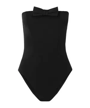 ERES Strapless Swimsuit With Bow Detail - Black
