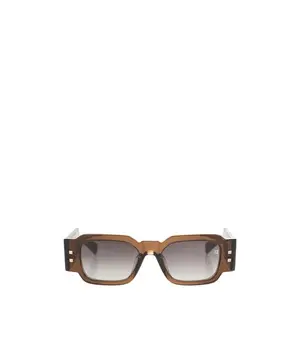 Balmain Olivier Iii Square Frame Sunglasses - Brown