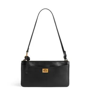 Balenciaga Rodeo Phone Pouch Shoulder Bag - Black