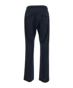 Barena Venezia Straight-leg Pinstriped Wool Trousers