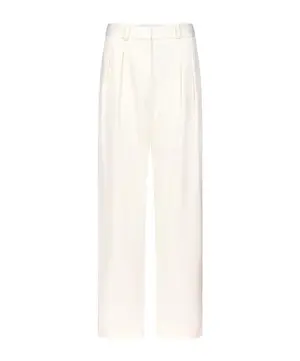 Loulou De Saison Alio Pleated Trousers - Ivory