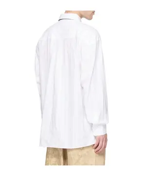 VIVIENNE WESTWOOD Orb Embroidered Striped Shirt