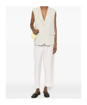 TWINSET Single-breasted Gilet With Flap Pockets
