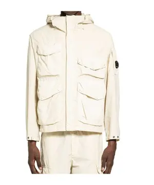 C.P. COMPANY Flat Nylon Goggle Hooded Jacket