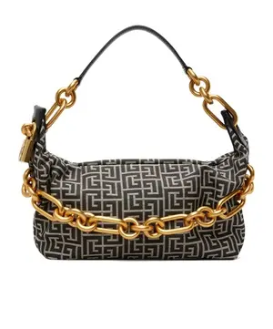 Balmain Sync Medium Chain Linked Handbag - Black