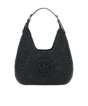 Michael Kors Logo Patch Hobo Bag
