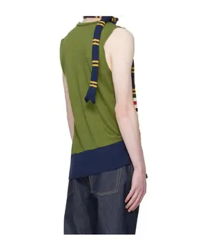 EDWARD CUMING Ribbed Knit Vest