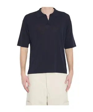 Roberto Collina Open Collar Polos For Men