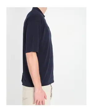 ROBERTO COLLINA Open-collar Polo Shirt