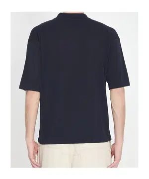 ROBERTO COLLINA Open-collar Polo Shirt