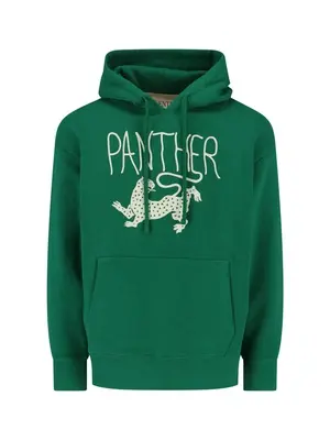 Valentino Garavani V Panther Patch Hooded Sweatshirt