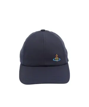 VIVIENNE WESTWOOD Orb Embroidered Baseball Cap - Blue