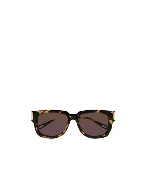 Chloé Eyewear Square Frame Sunglasses - Brown