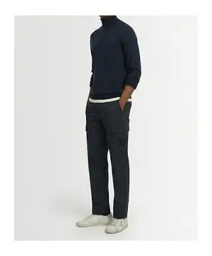 Stone Island Weatherproof Cotton Canvas Cargo Pants