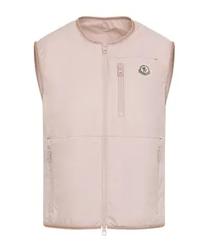 Moncler Alshain Zipped Gilet - Nude
