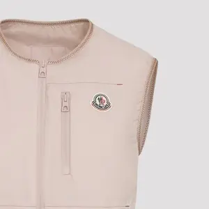 Moncler Alshain Zipped Gilet - Nude