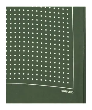 TOM FORD Polka Dot Satin Scarf