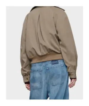 MAISON MARGIELA Ribbed-hem Zip-up Jacket