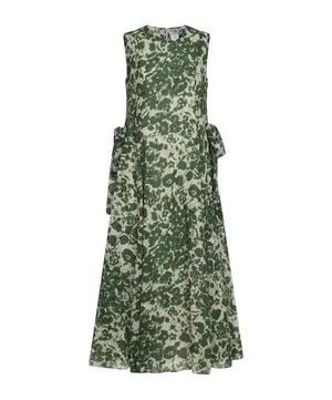 Max Mara Alibi Floral Sleeveless Dress - Green
