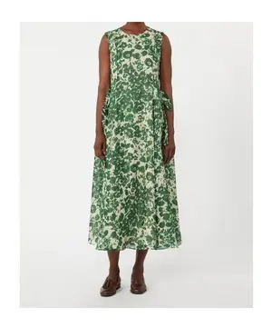 Max Mara Alibi Floral Sleeveless Dress - Green