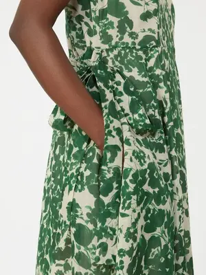 Max Mara Alibi Floral Sleeveless Dress - Green