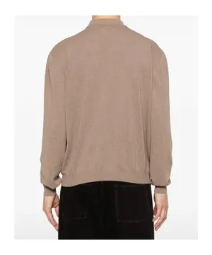 MAGLIANO Long-sleeved Knitted Polo Shirt