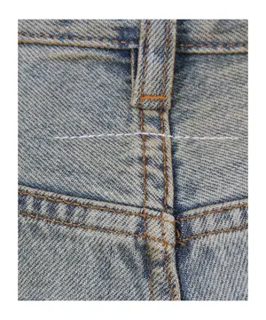 MAISON MARGIELA Logo Patch Straight-leg Jeans - Blue