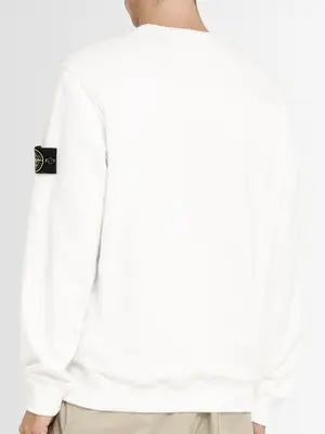 Stone Island Brushed Cotton Sweatshirt - Gray