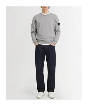 Stone Island Brushed Cotton Sweatshirt - Gray