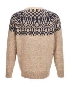 Brunello Cucinelli Patterned Knitted Crewneck Jumper