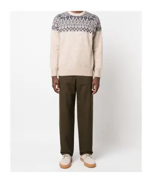 Brunello Cucinelli Patterned Knitted Crewneck Jumper