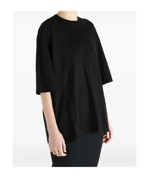 Rick Owens Oversize Crewneck T-shirt - Black