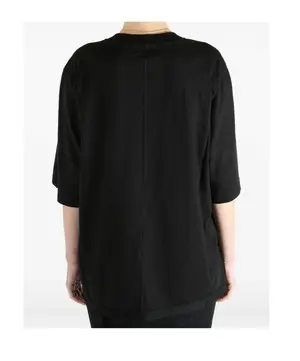 Rick Owens Oversize Crewneck T-shirt - Black