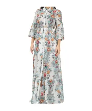 Just Cavalli Long Printed Dress