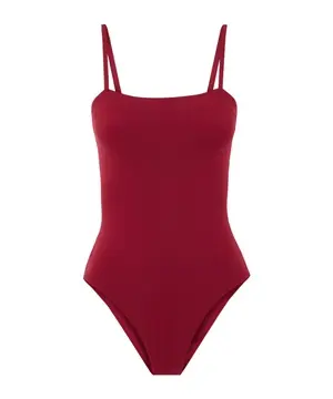 ERES Square Neck One-piece Swimsuit - Red