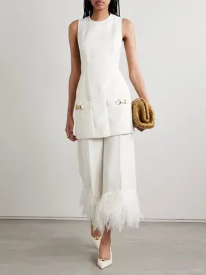 Stella McCartney Tasseled Wide-leg Trousers