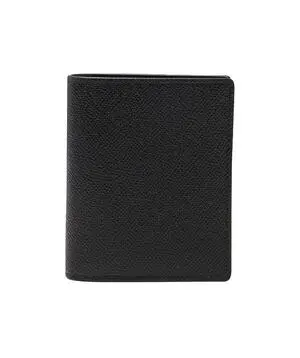 MAISON MARGIELA Stitching Detailed Foldover Wallet - Black