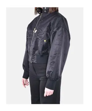 Elisabetta Franchi High Collar Bomber Jacket