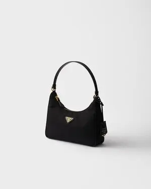 Prada Re-edition 2005 Recycled Nylon Mini Handbag - Black