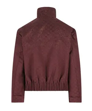 Gucci Embellished Gg Monogrammed Padded Jacket