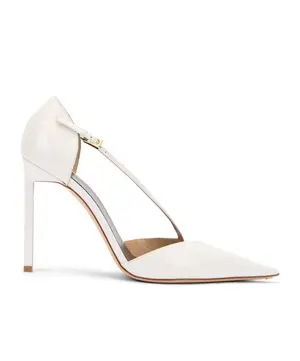 TOM FORD Patent Leather T-strap Pumps - White