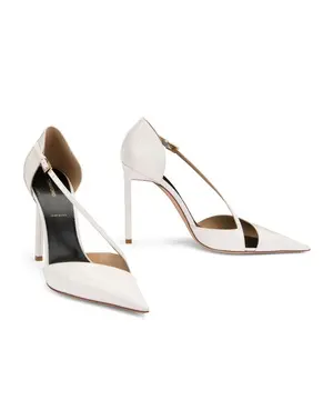 TOM FORD Patent Leather T-strap Pumps - White