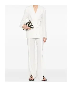 TWINSET Belted Blazer - White