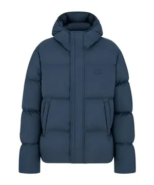 Dior Cd Icon Hooded Quilted Down Jacket
