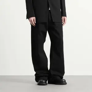 Rick Owens Wide Leg Trousers - Black