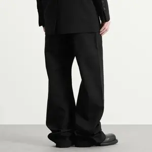 Rick Owens Wide Leg Trousers - Black
