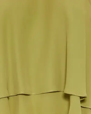AMI Paris Sleeveless Tiered Blouse