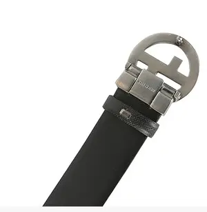 Giorgio Armani Logo Detail Leather Belt