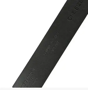 Giorgio Armani Logo Detail Leather Belt