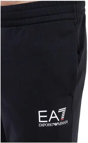 EA7 Vertical Collar Logo Tracksuit - Black